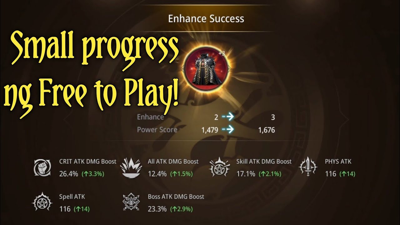 Small progress ng mga Free to Play players! MIR4 - YouTube
