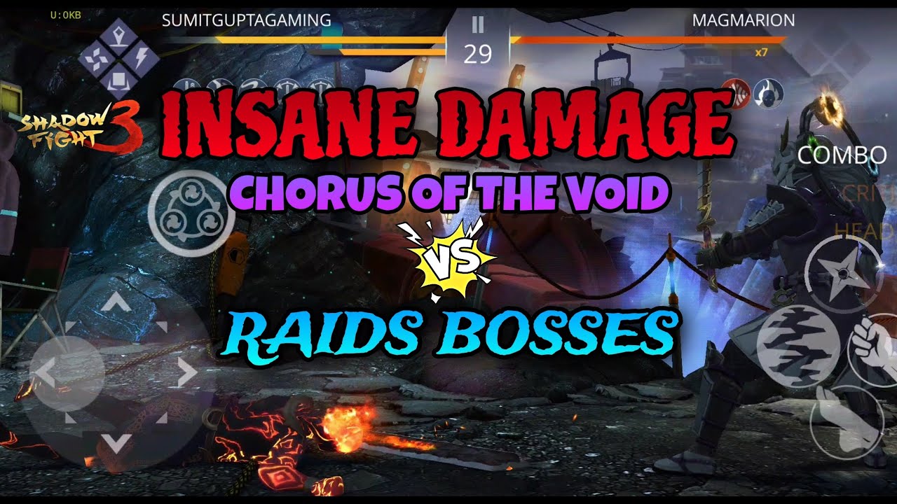 Insane DAMAGE with Chorus of the Void against RAIDS bosses - Shadow Fight 3 - YouTube