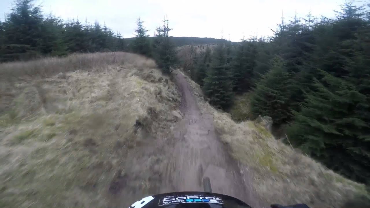 Gisburn Forest MTB - Red Route - Hully Gully (second time down) - 26/3 ...
