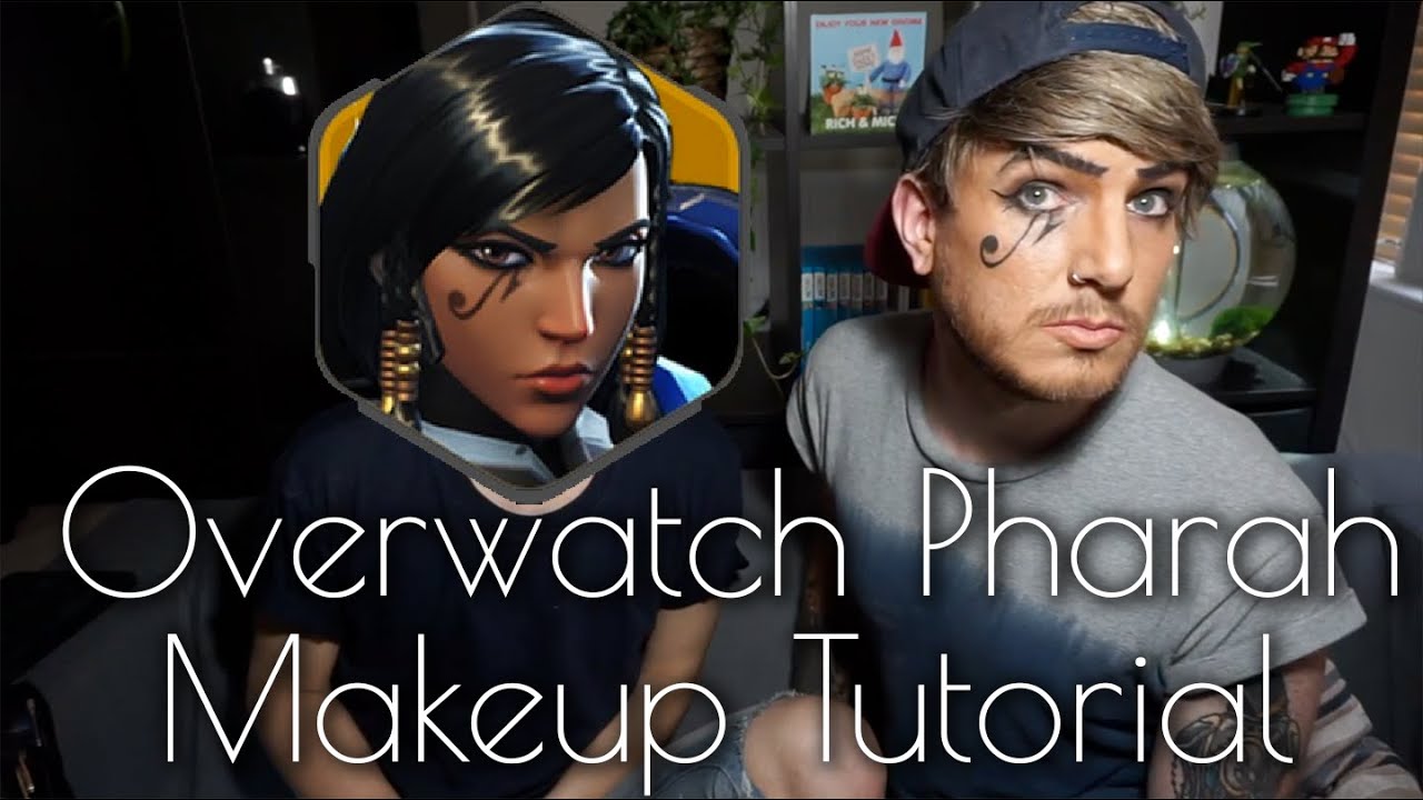 Overwatch Pharah Makeup Tutorial! ファラ メイクアップ - YouTube
