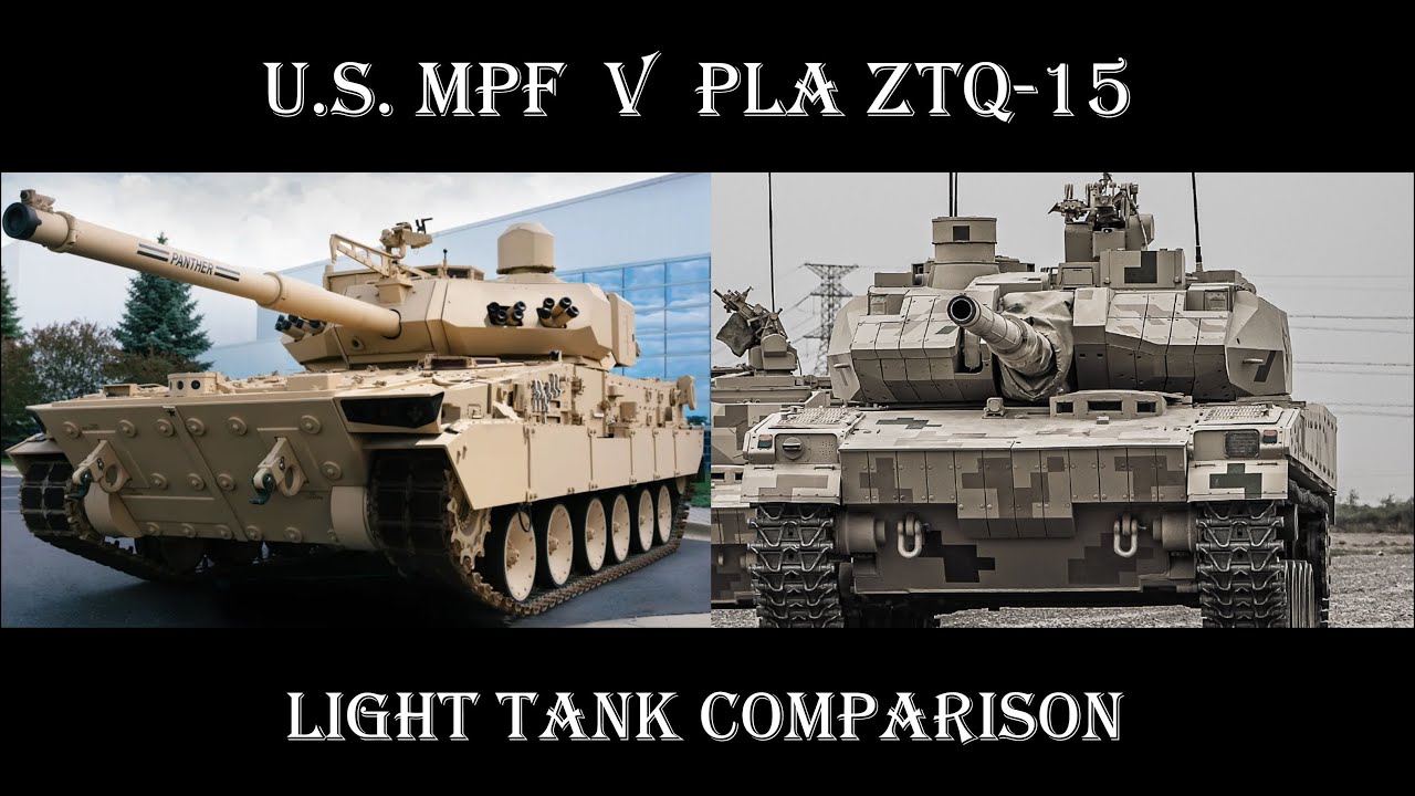 U.S. M10 Booker versus PLA ZTQ 15 - Light Tank Comparison - YouTube