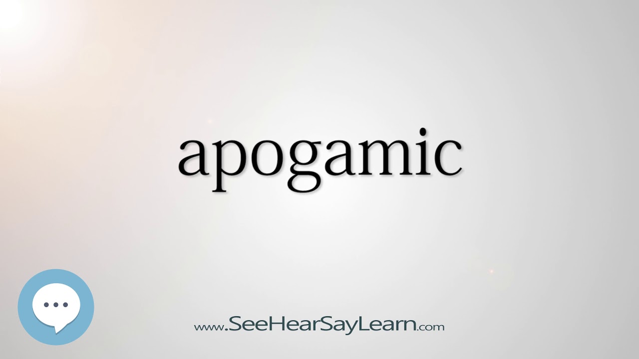 apogamic (Every English Word Pronounced) 📕🔊🗣️😎 - YouTube