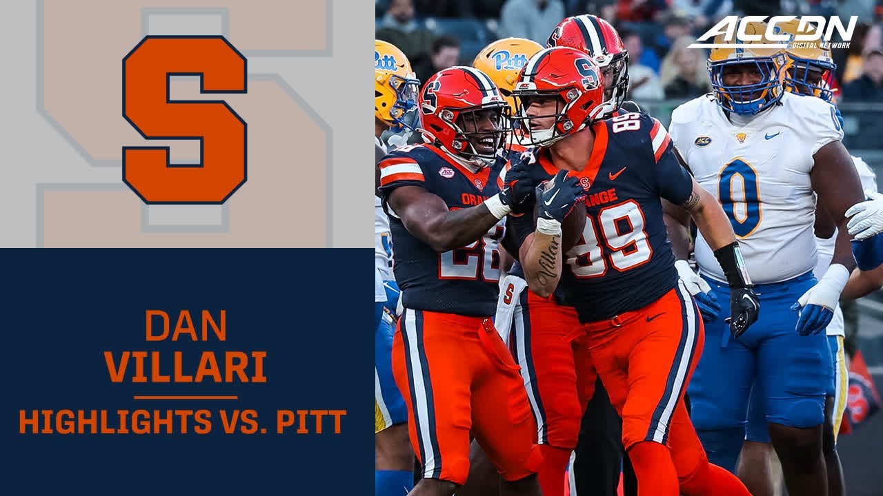 Syracuse's Dan Villari Breaks Out In Front Of Home Fans - YouTube