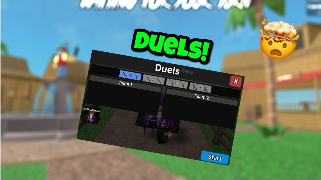 The NEW DUELS Game Mode! | Roblox MM2 - YouTube