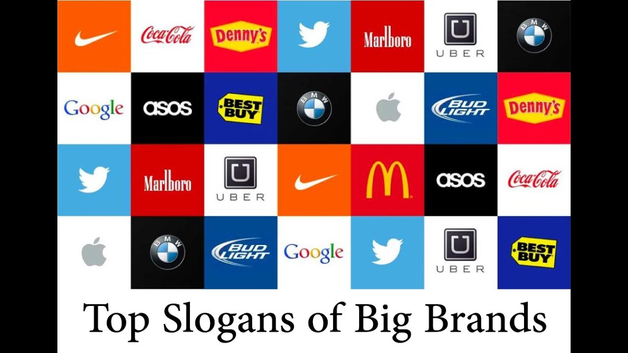 Top Slogans of Big Brands - YouTube