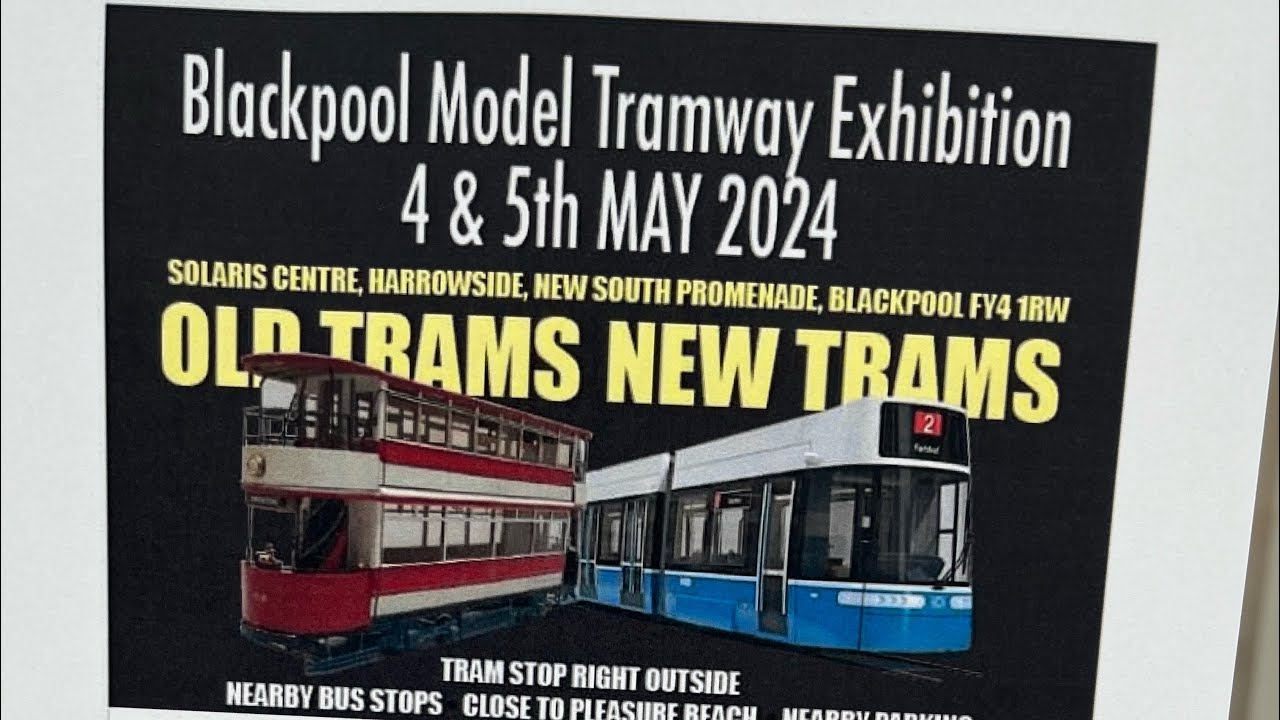 Blackpool Model Tram Exhibition 2024 - YouTube