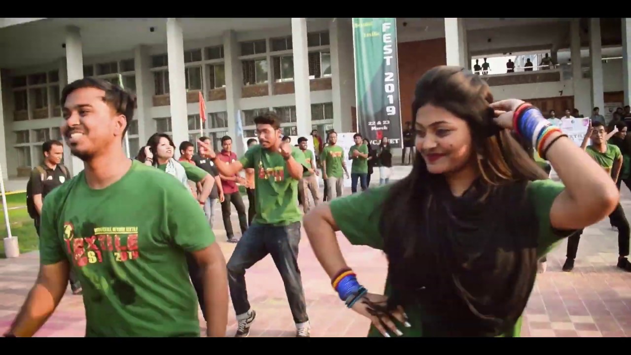 Flash Mob || KUET || Textile Students - YouTube