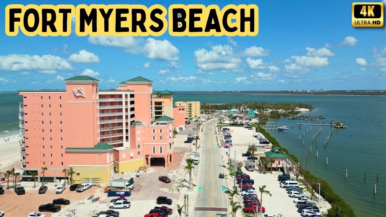 Fort Myers Beach - Bowditch Point Aerial View - YouTube