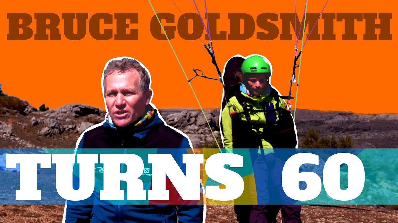 Bruce Goldsmith turns 60 - #paragliding #age - YouTube