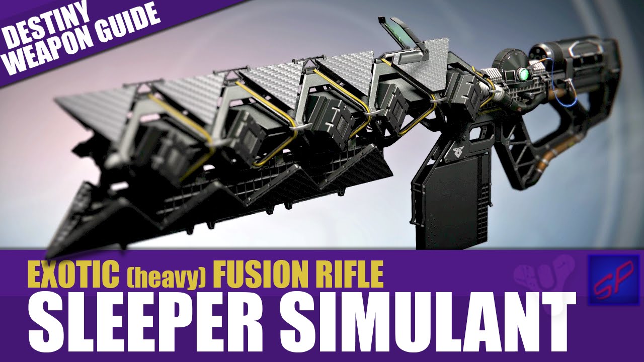 Destiny Exotic Fusion Rifle Review - Sleeper Simulant - Heavy Boom ...
