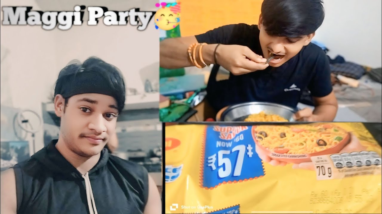 Maggi Party me and my friends 😊 @Ankitkuswaha_Vlogs - YouTube