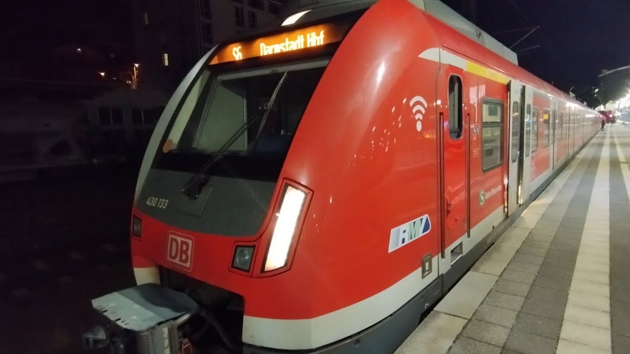 WEN HABEN WIR DENN DA? | Mitfahrt S6 der S-Bahn Rhein-Main | BR430 ...