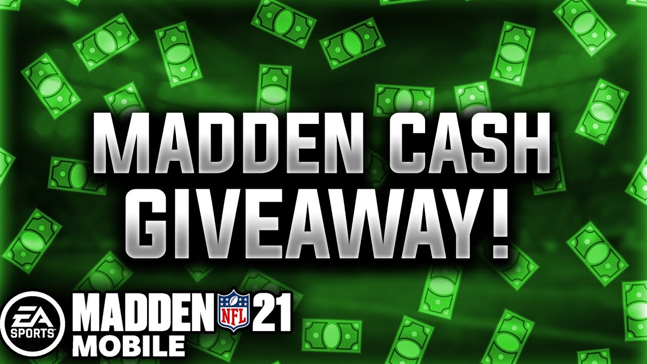 MADDEN MOBILE 21 MADDEN CASH GIVEAWAY! - YouTube