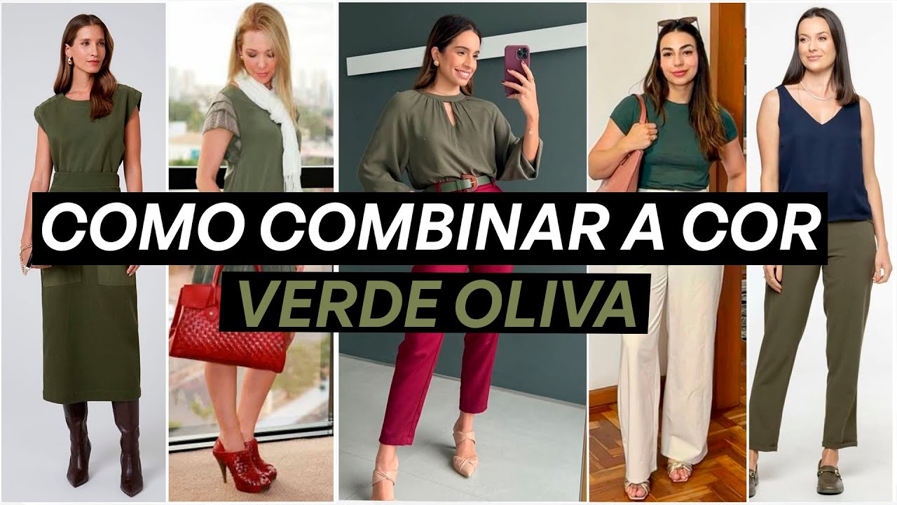 Paleta De Cores Verde Oliva Verde Oliva: Sempre Um Curinga Para Todos