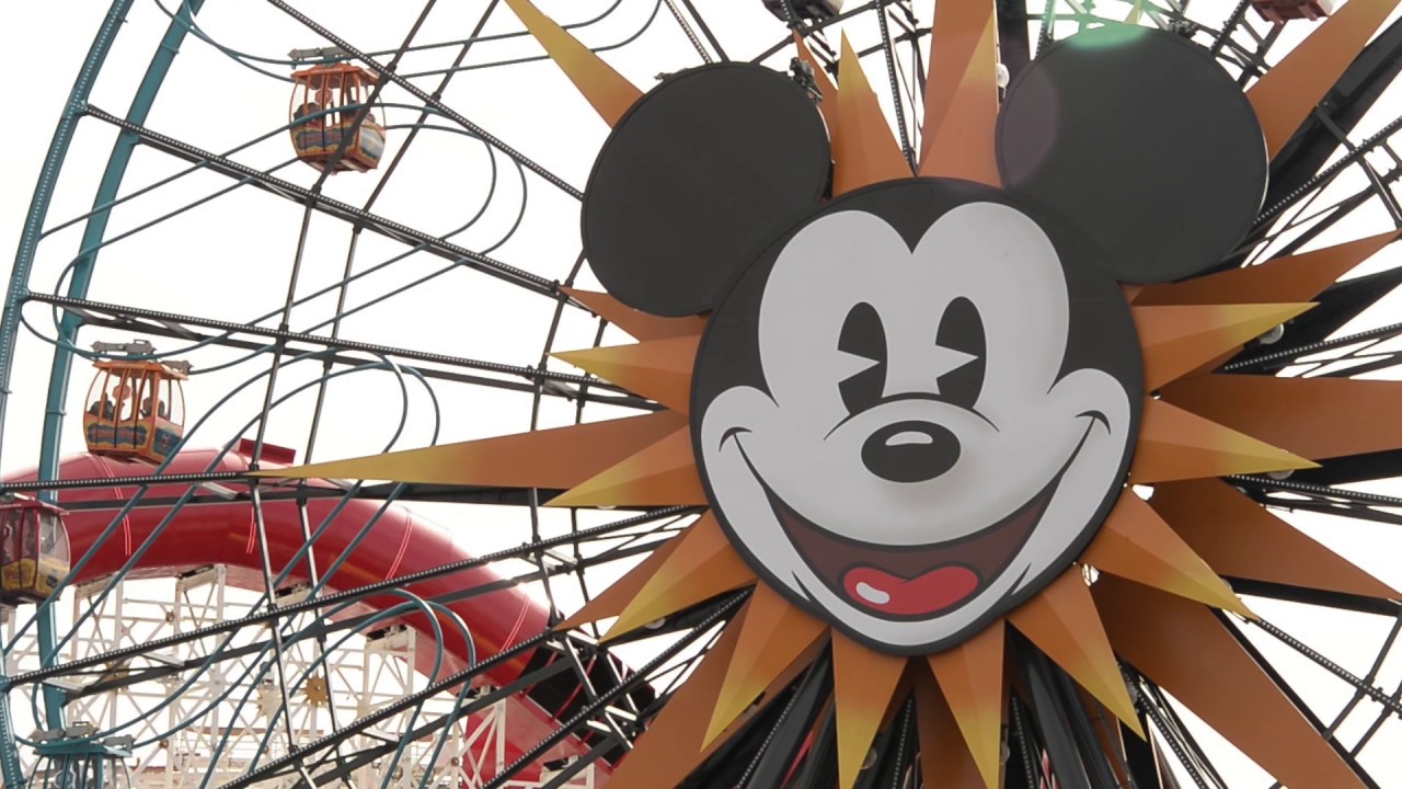 144th Fighter Wing Provides A Rare Flyover Disneyland - YouTube