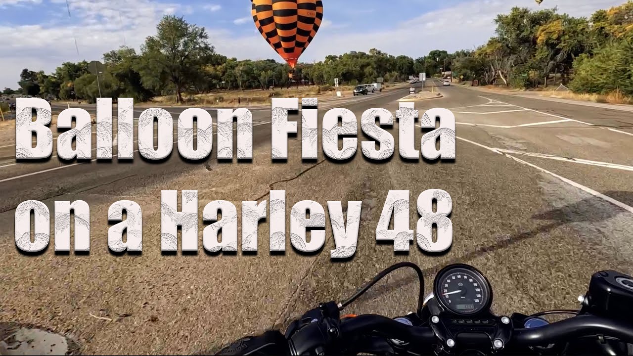 Harley-Davidson 48 • Balloon Fiesta on a Harley • Albuquerque • New ...