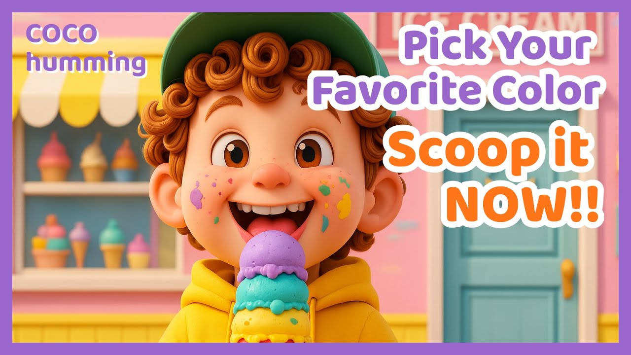 Scoop the Rainbow!🍦🌈 | Learn Colors – Fun Ice Cream Time for Kids - YouTube