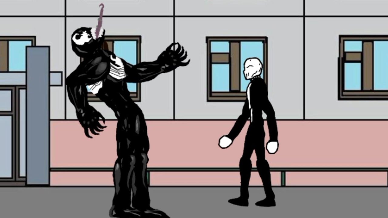 Venom vs Slender Man | Drawing Cartoons 2 - YouTube
