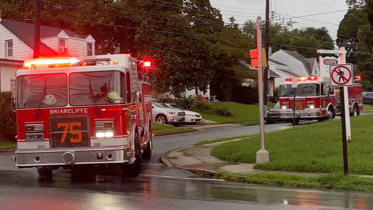 Glenolden Fire Company Tower 5 and Briarcliffe Fire Company Engine 75 ...