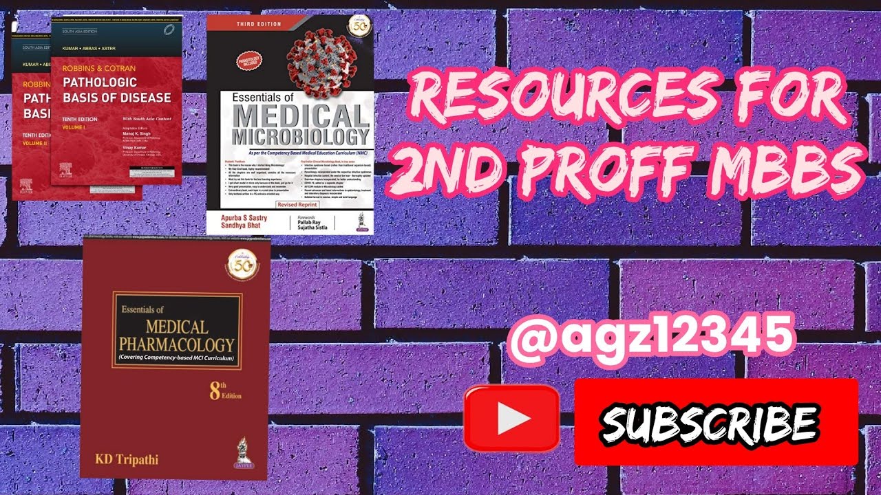 Resources for 2nd proff MBBS 🧑‍⚕️ - YouTube