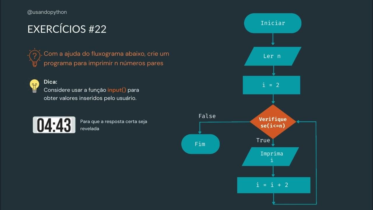 Exercício de Python#22: Programa para imprimir n números pares em ...