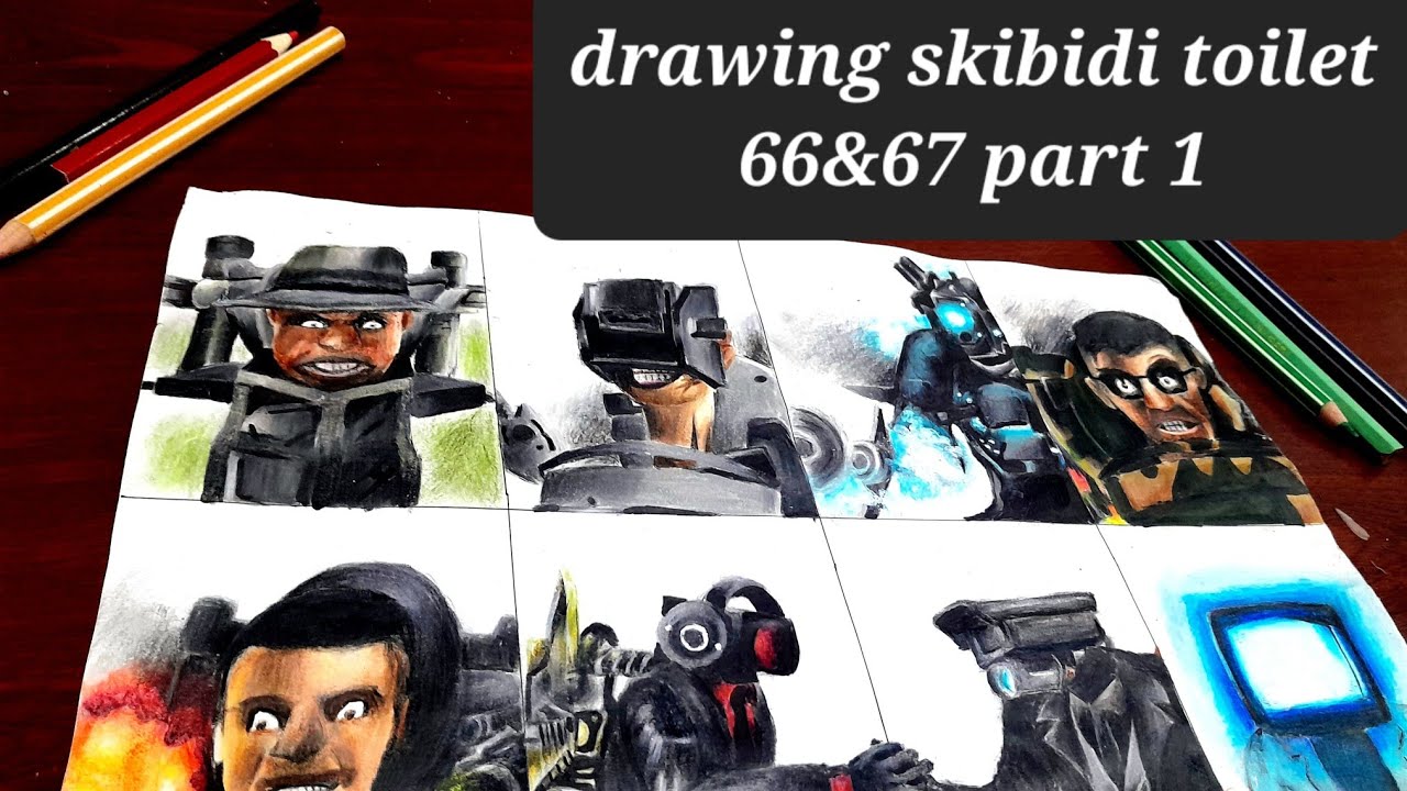 drawing skibidi toilet EP 66&67 part 1 - YouTube