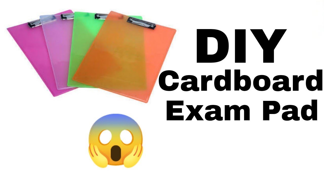 DIY Exam pad/DIY own clip board at home/how to make Exam pad at home ...