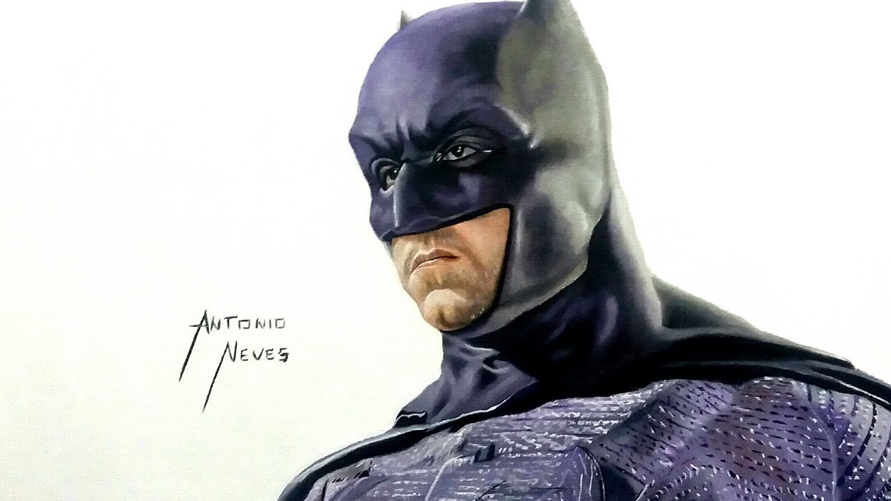 COMO DESENHAR O BATMAN REALISTA / HOW TO DRAW THE REALIST BATMAN - YouTube