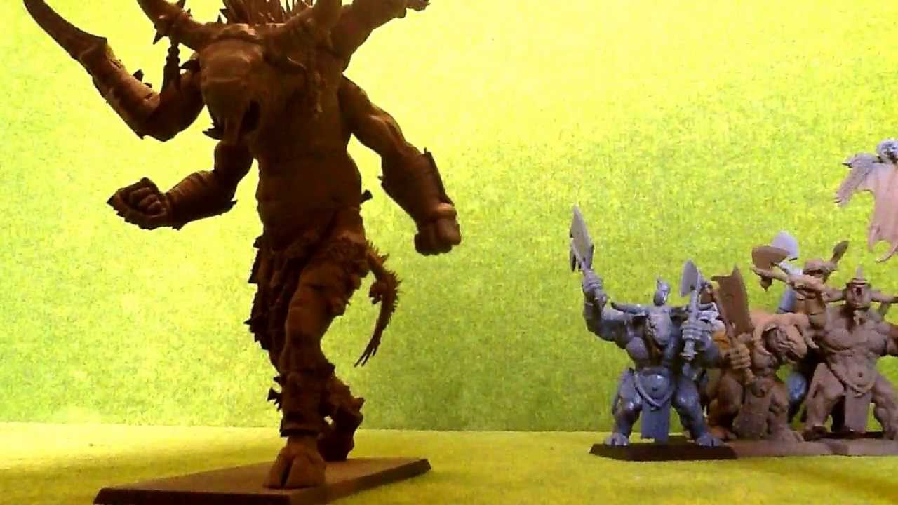 Warhammer beastmen army on a budget pt1 - YouTube