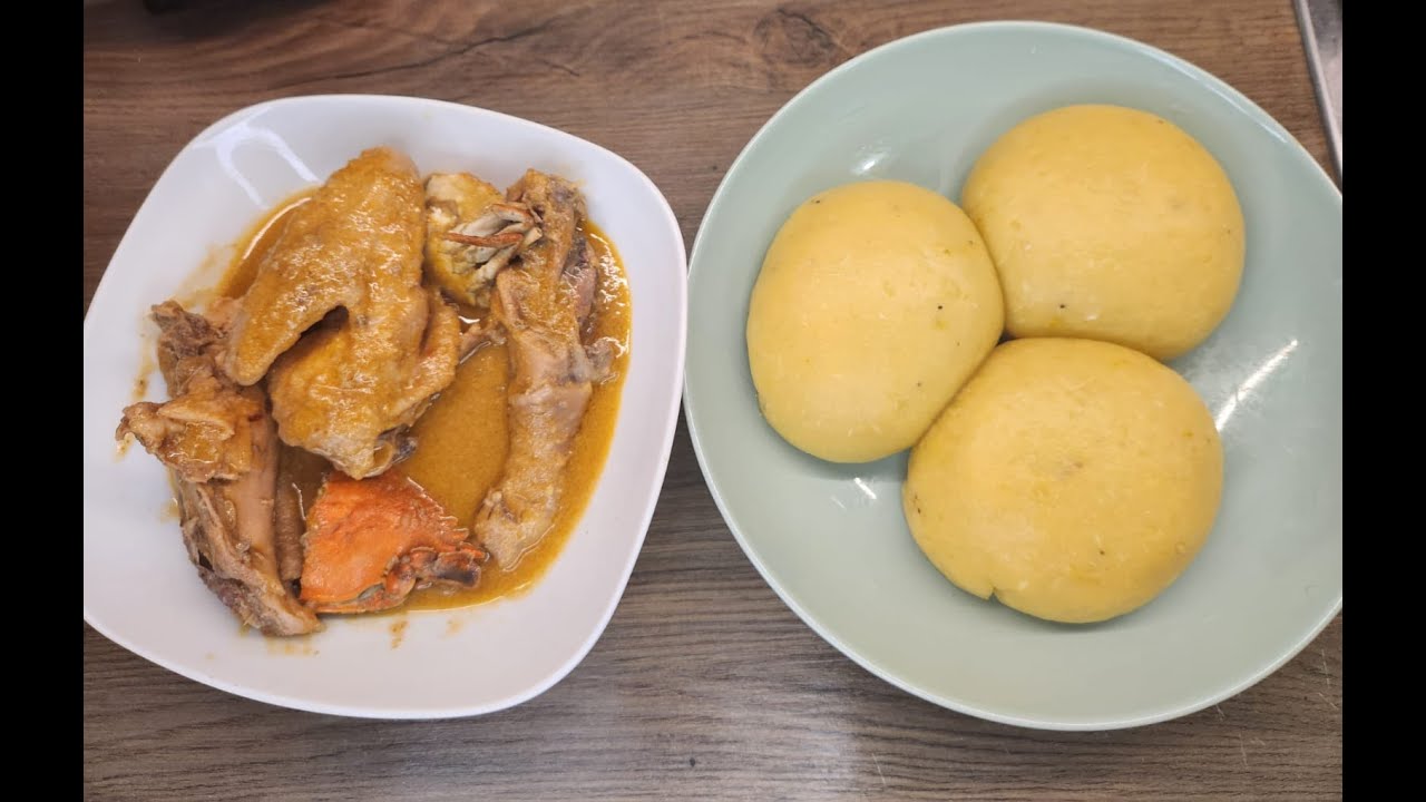 SAUCE AKPI ACCOMPAGNÉE DE FOUTOU BANANE PLANTAIN☺️☺️☺️☺️☺️ - YouTube