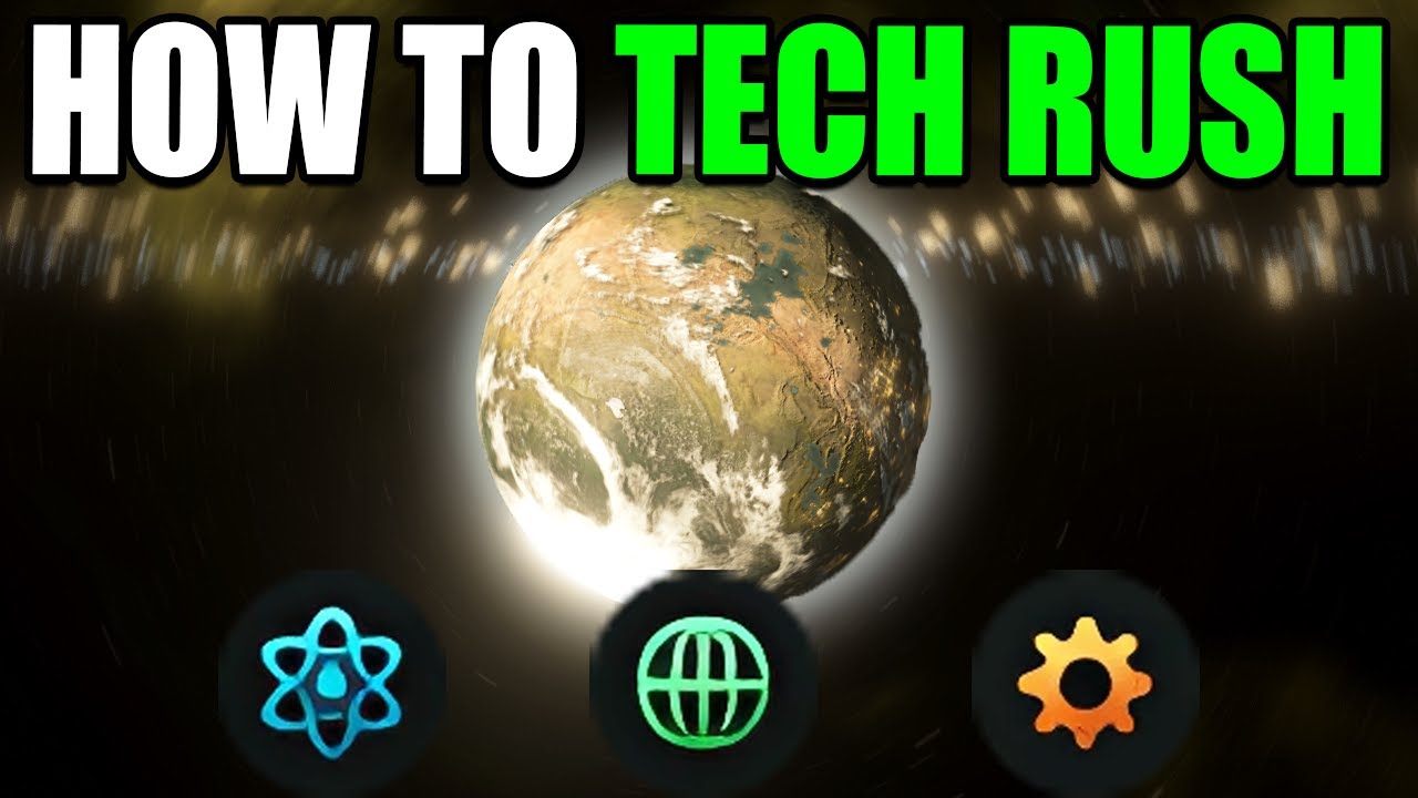 How To Tech Rush In Stellaris 3.X - YouTube