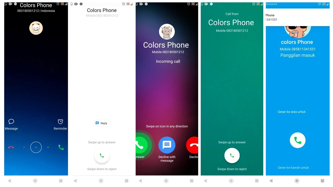 INCOMING CALL BUTTON. | HUAWEI P40. | ASUS ZENFONE MAX. & LG V50. & IO ...