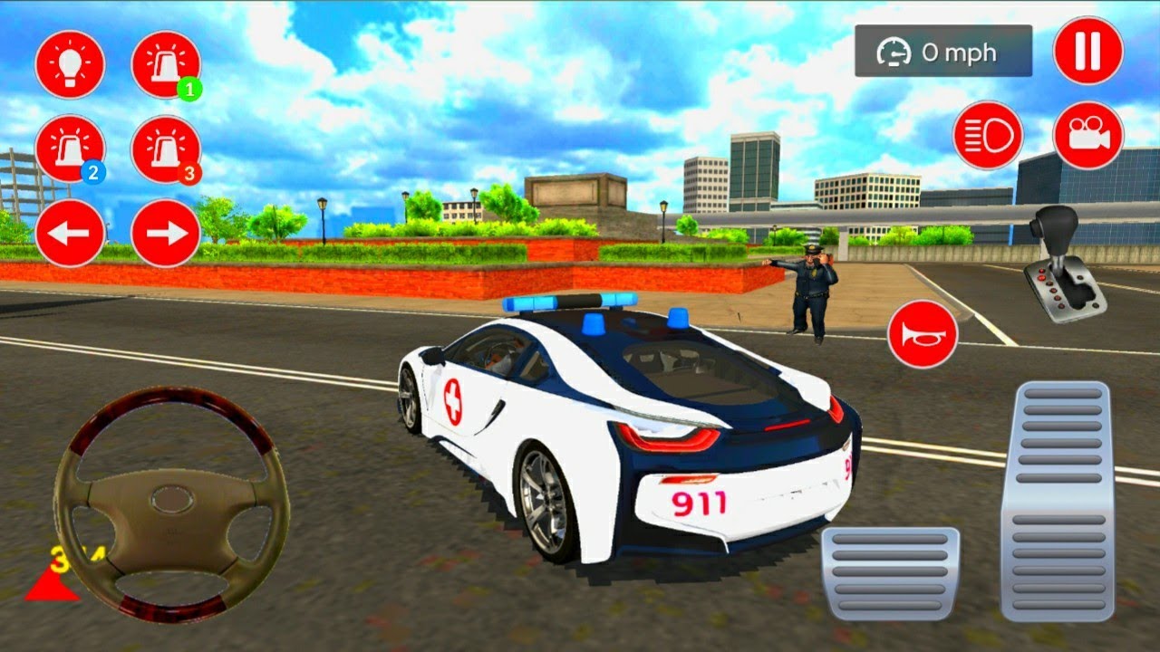 Mobil Polisi Ambulance Patroli - Mobil Balap Polisi Simulator Android ...
