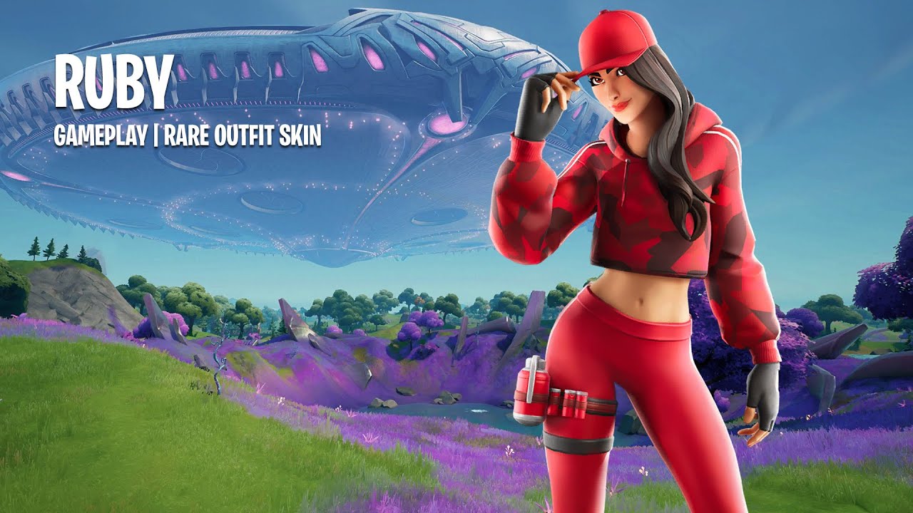 Gameplay Ruby | Rare Outfit Skin | Fortnite - YouTube