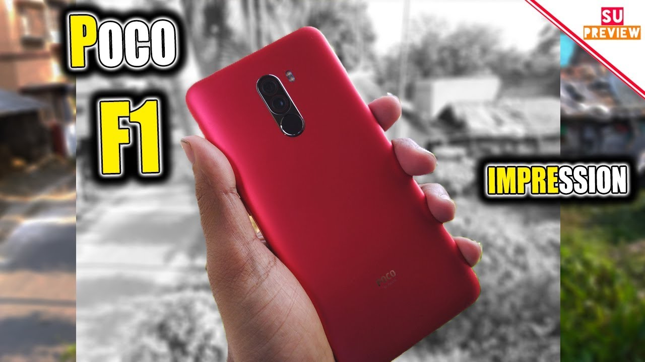 POCO F1 ROSSO RED ( UNBOXING & FIRST IMPRESSION ) - YouTube