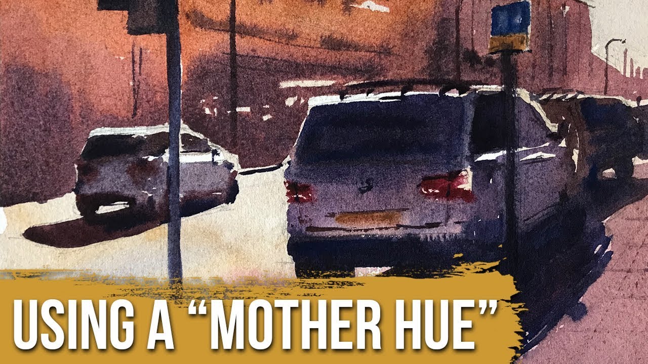Useful Watercolor Tip | Using a Mother Hue - YouTube