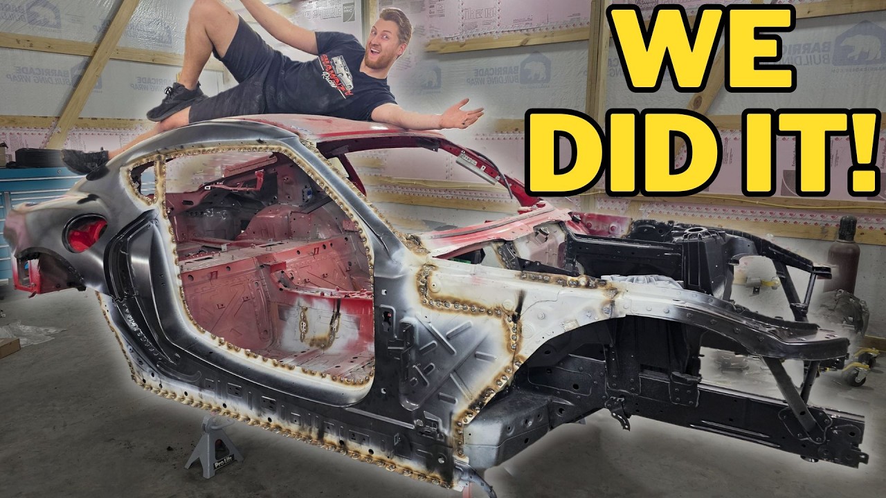 Completely Rebuilding My WRECKED GR Supra Chassis! - YouTube