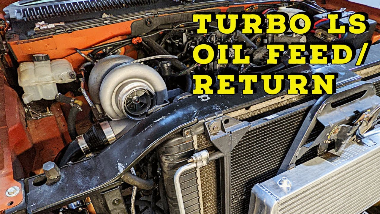 Turbo Avalanche LS 5.3 Oil Feed & Return line - YouTube