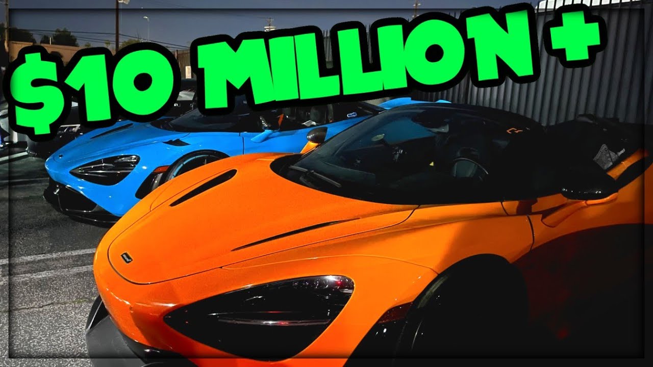 10 MILLION dollars worth CAR MEET! || Your Average California Car Meet ...