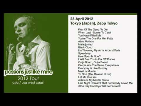 Morrissey - April 23, 2012 - Tokyo, Japan (Full Concert) LIVE - YouTube