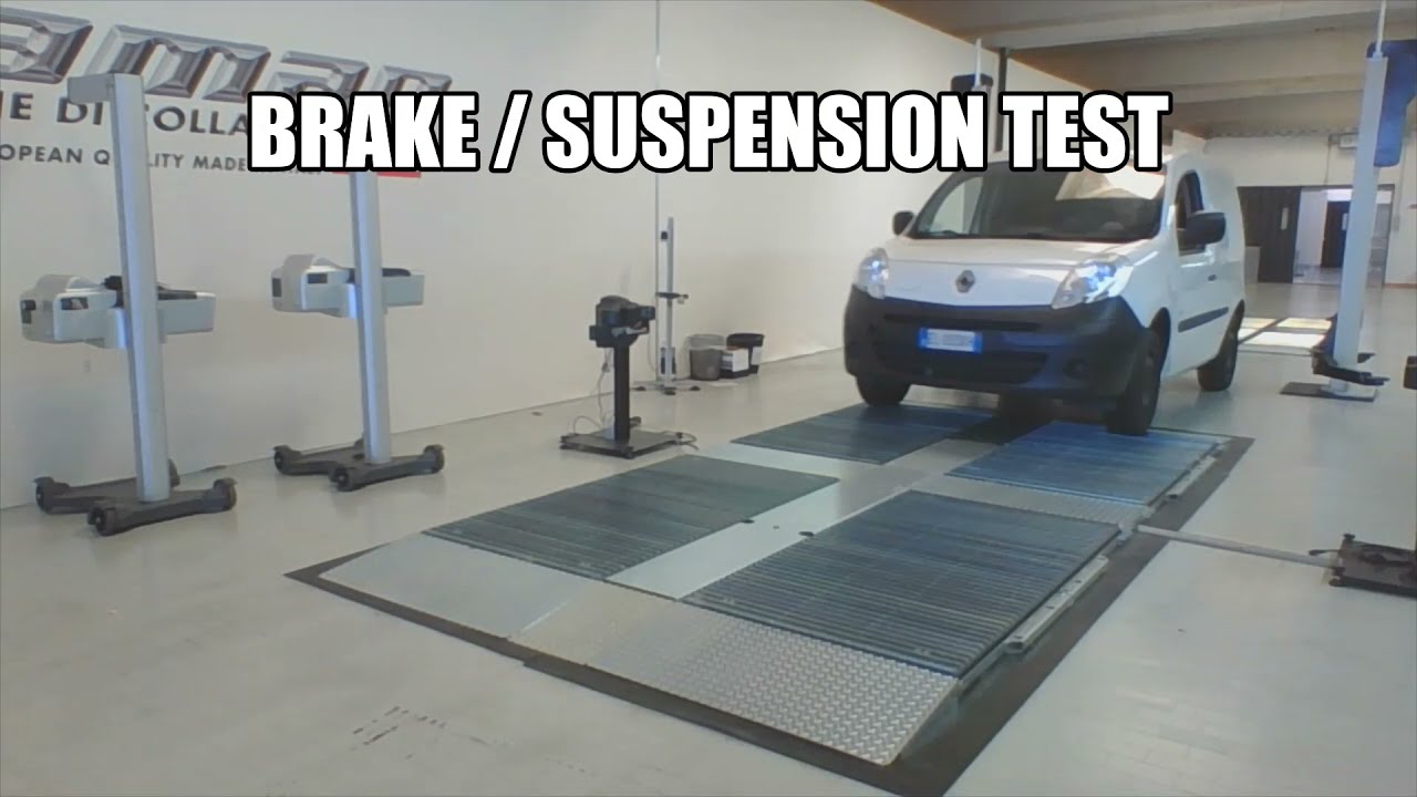 4PLD AM platform brake / suspension tester - YouTube