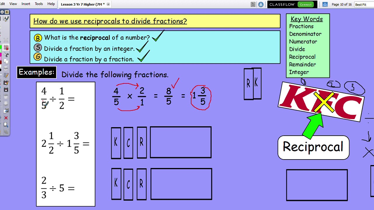 Lesson 3 Dividing Fractions - YouTube