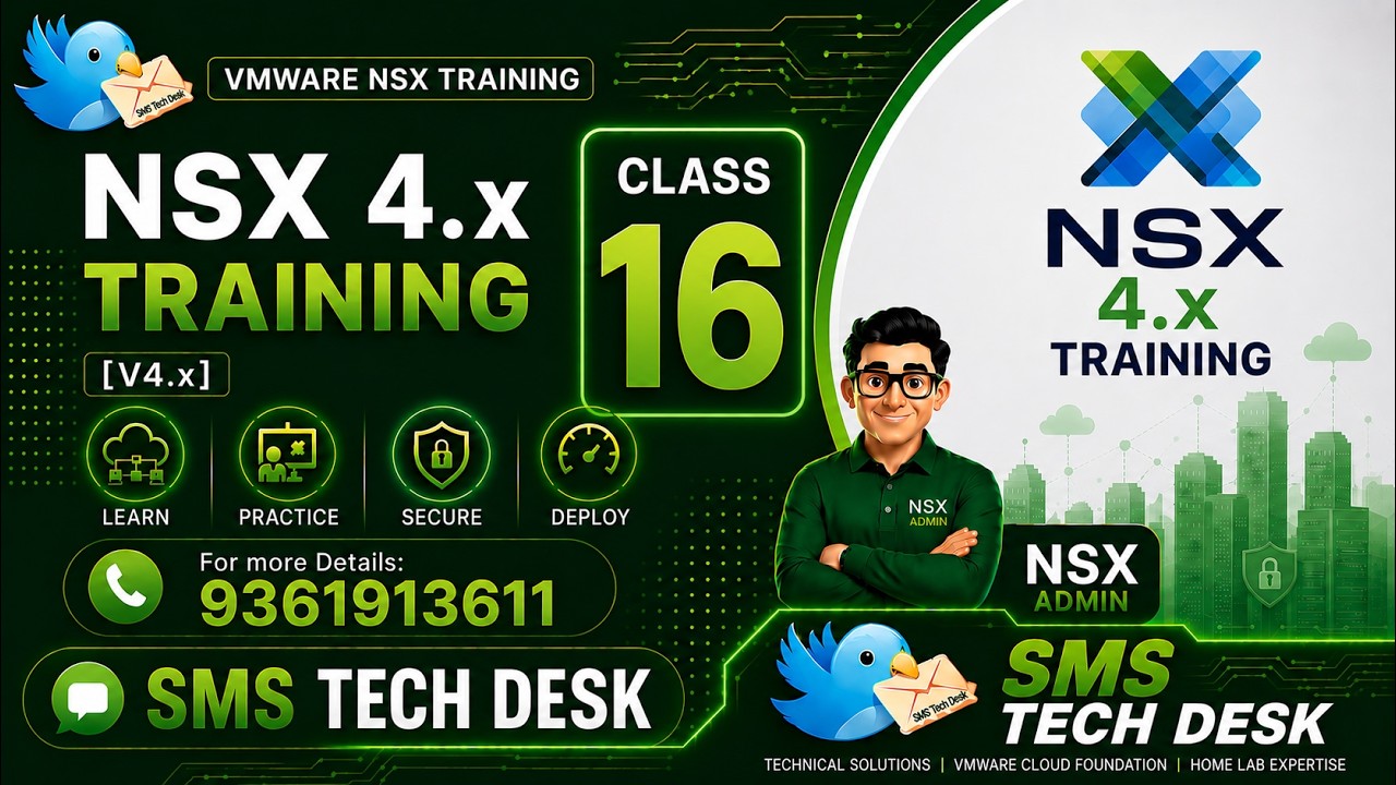 VMware NSX 4.x Training – Class 16 - YouTube