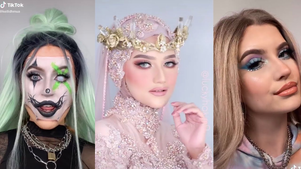 Best Make Up Transitions on Tiktok | Compilations 🥰🥰🥰 - YouTube