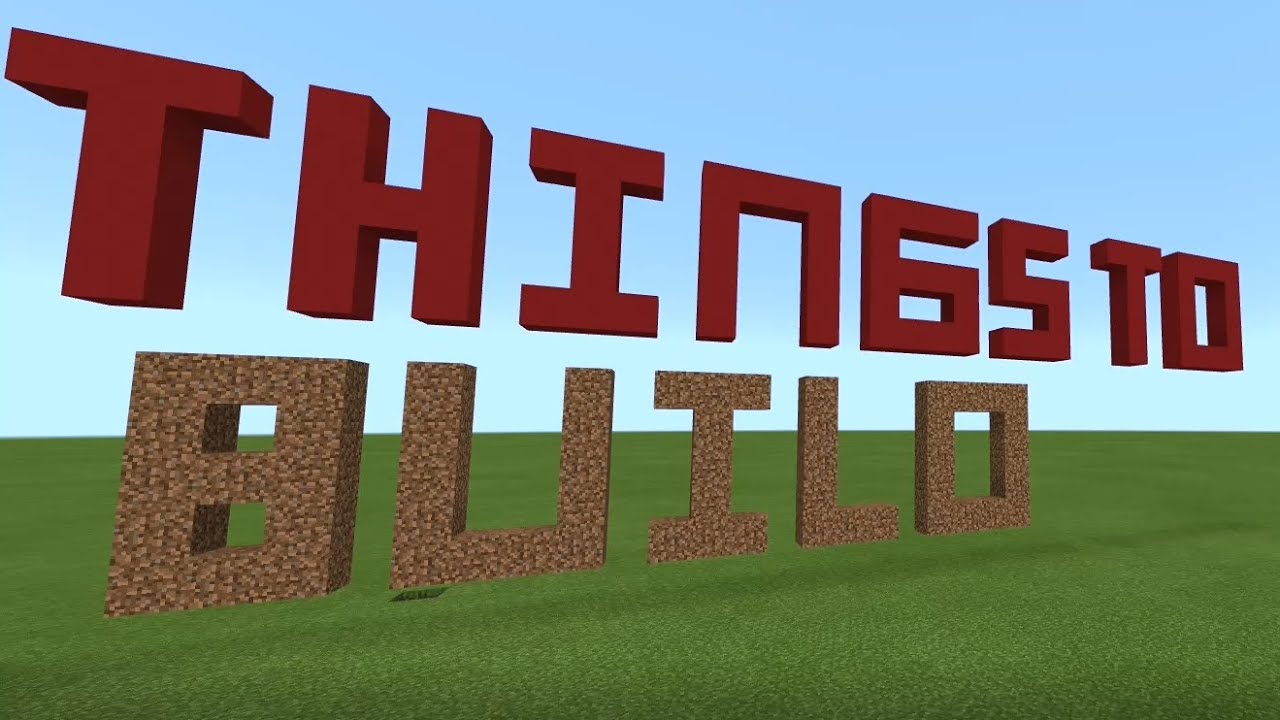 50 Minecraft Build Project Ideas! - YouTube