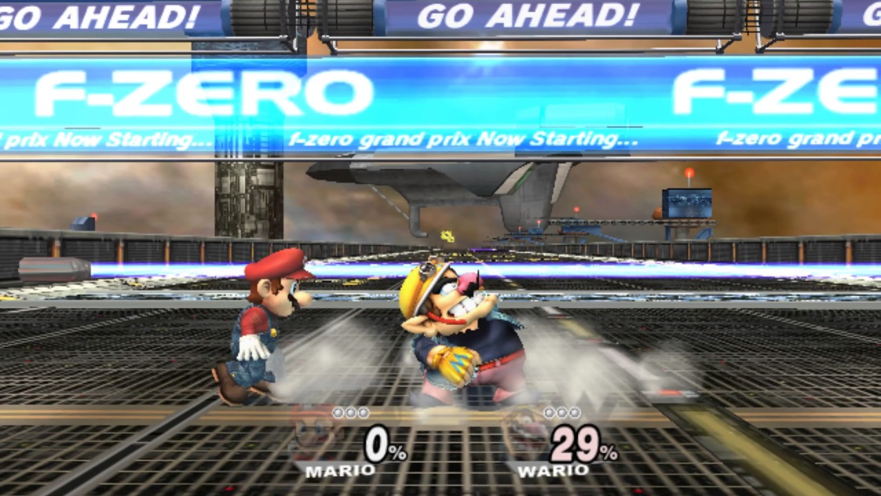 Super Smash Bros Brawl: Mario VS Wario - YouTube