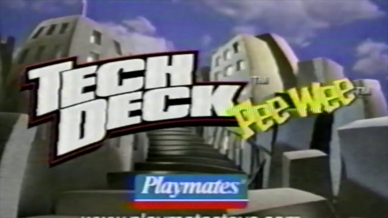 Tech Deck Pee Wee by Playmates - 2000 Commercial - YouTube