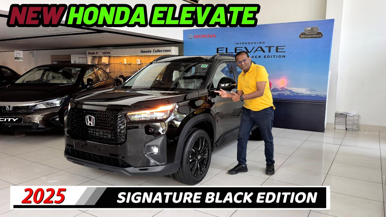 HONDA ELEVATE SIGNATURE BLACK EDITION ! Black Theme More Looks Bolder ...