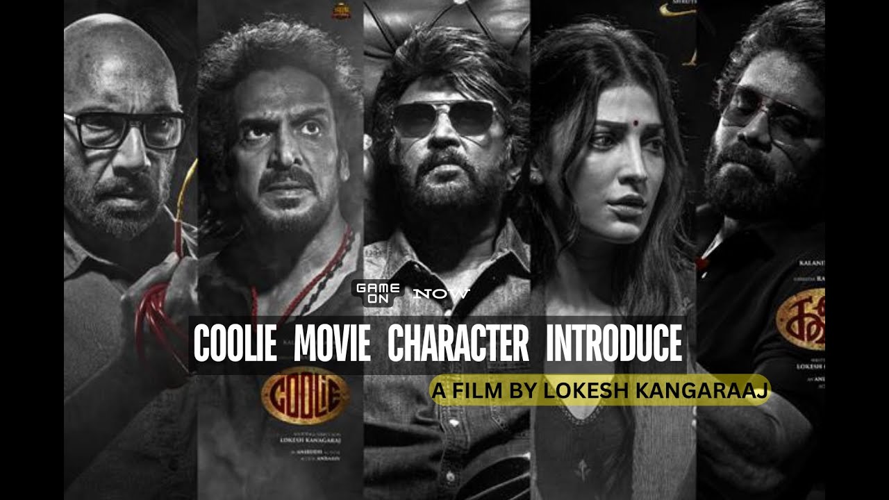 Coolie movie character introduce | Coolie | Lokesh | Rajnikant | Soubir ...