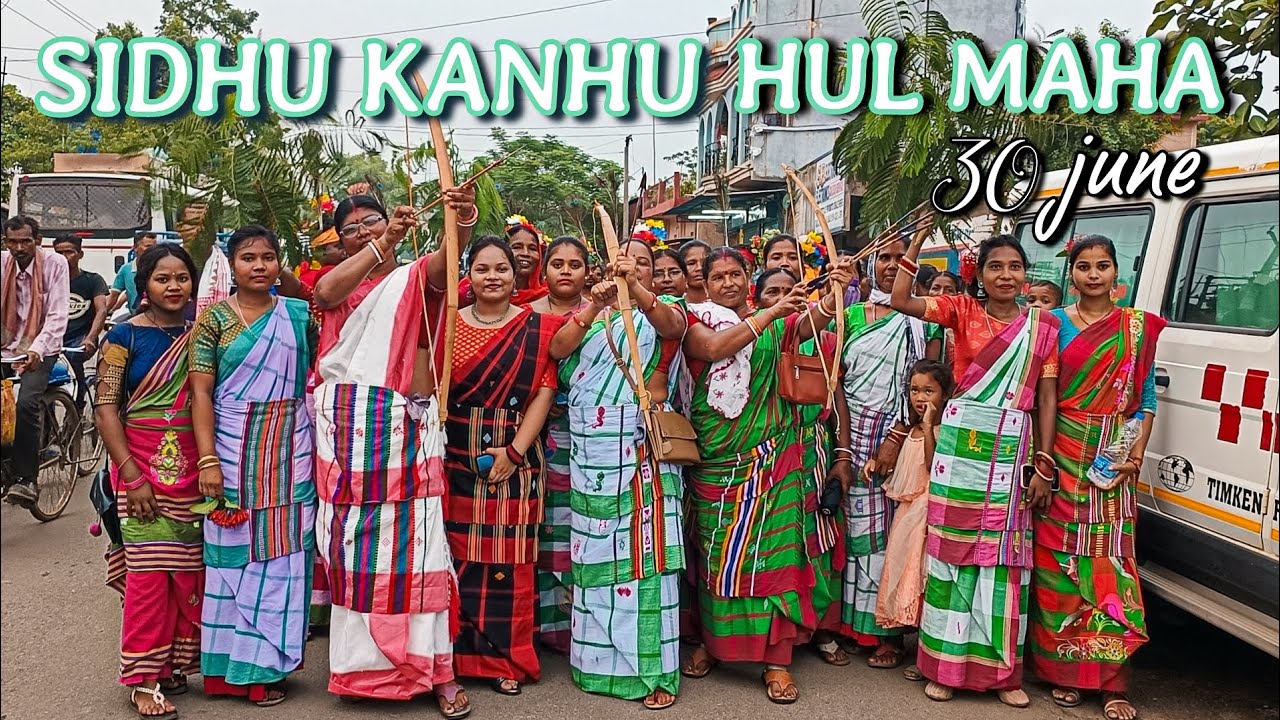 SIDHU KANHU HUL MAHA 30 JUNE || 30 June railee sundernagar to karandih ...